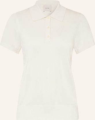 Calvin Klein Strick-Poloshirt weiss