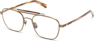 Moscot Gafilta OPT Antique Gold Bamboo Optical Frame - - Accessories - unisex - Gelb - 51 MM