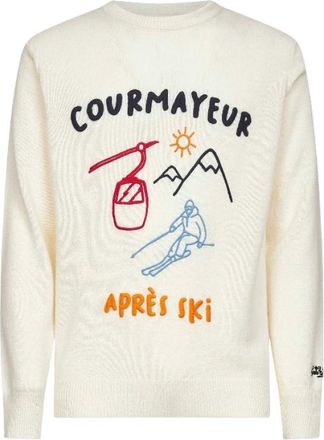 MC2 Saint Barth Homme, Pulls, Blanc, Taille: L Courmayeur Sweater