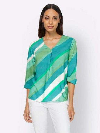 Heine Klassische Bluse Druckbluse 3/4-Arm