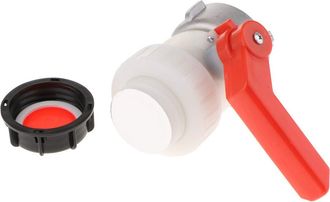 F Fityle 1000L Auslaufhahn Für Wassertank, Ablasshahn, Regentonne, Kanister, Container 75mm / 62mm / 80mm - wie beschrieben 75mm