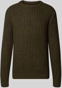 Jack & Jones Regular Fit Strickpullover aus Baumwoll-Mix Modell AXON