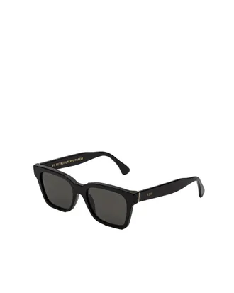 Retro Superfuture Unisex Sunglasses America Black Acetate