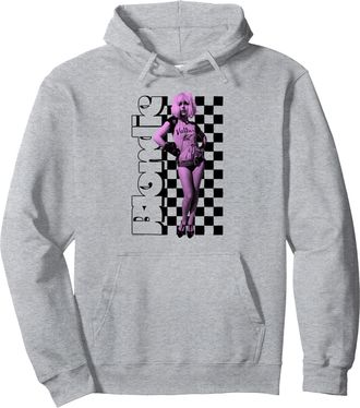 Blondie Checkerboard Portrait Vintage Band Pullover Hoodie