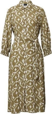 s.Oliver Midikleid Kleid Langes Viskosekleid mit All-over-Print und Bindeg&uuml;rtel