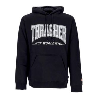 HUF Bayview Herren Hoodie Langarm Sweatshirt - - Sweatshirts & Hoodies - Herren - Schwarzk - L