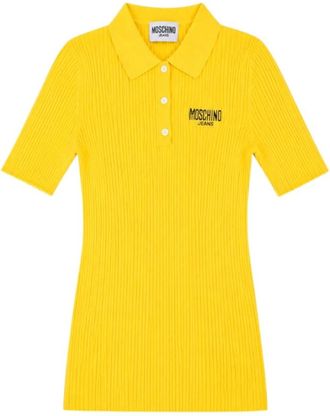 Moschino Femme, Tops, Jaune, Taille: 40 FR Polo Chemises