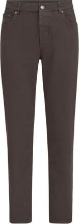 Brunello Cucinelli Homme, Jeans, Brun, Taille: XL Pantalon cinq poches coupe traditionnelle