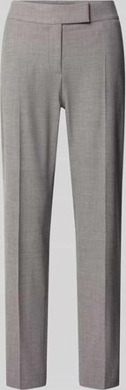 HUGO BOSS Mid Waist Business-Hose mit B&uuml;gelfalten