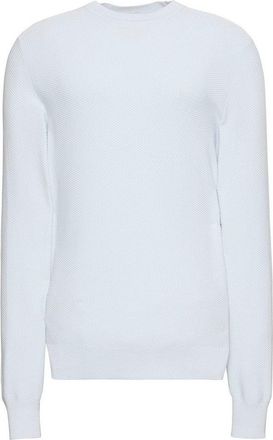 Calvin Klein Rundhalspullover LS TEXTURED COTTON CREWNK SWEATE Regular fit mit Rundhalsausschnitt