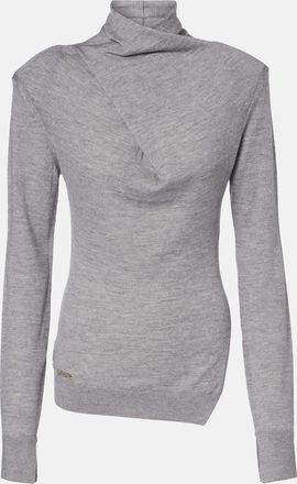 The Attico Pull à col roulé en laine vierge