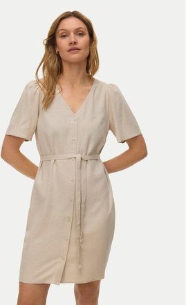 Vero Moda Sommerkleid Mymilo 10340466 Beige Regular Fit