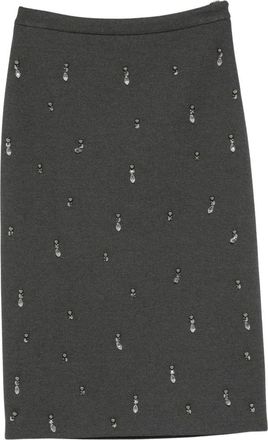 Semicouture Femme, Jupes, Gris, Taille: 40 FR Ernesta Midi Skirt