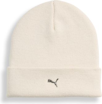 Puma Bonnet &agrave; couronne haute avec logo PUMA CAT en m&eacute;tal, Accessoires, Blanc, OSFA