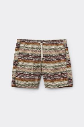 Calzedonia Bade-boxershorts Mit Muster F&uuml;r Herren Formentera Grun