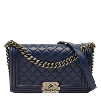 Chanel Pre-owned Vintage Schultertasche - - Pre-owned - Damen - Blau - ONE SIZE