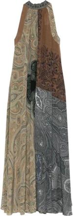 Pierre-Louis Mascia Femme, Robes, Multicolore, Taille: 40 FR Brule Midi Dress