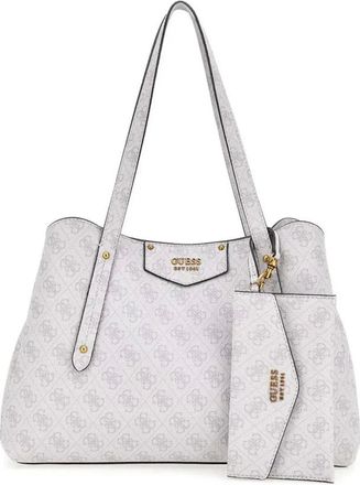 Guess Femme, Sacs, Gris, Taille: ONE Size Eco Brenton Girlfriend Satchel
