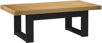 vidaXL vidaXL Couchtisch NOAIN U-förmige Beine 120x60x40 cm Massivholz Kiefer