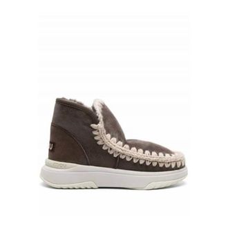 Mou Jugendlicher Stil Handgefertigte Jogger Stiefel - - Shoes - Damen - Braun - 36 EU
