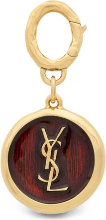 Saint Laurent Cassandre Charm In Enamel And Metal