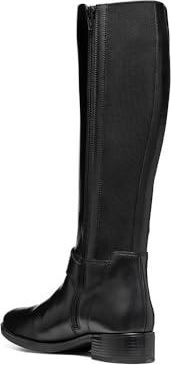 Geox Femme D Felicity C Bottes Tendance, Noir, 39.5 EU