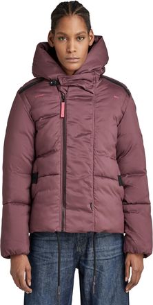 G-Star RAW Damen G - Whistler Short Padded Jacke, Purpur (vineyard wine D22170-D199-D303), XL