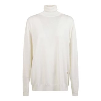 Moschino Femme, Pulls, Blanc, Taille: 34 FR Pull à col roulé
