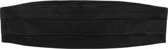 Tom Ford Homme, Accessoires, Noir, Taille: S Ceinture pliss&eacute;e en soie