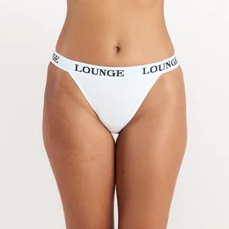 Lounge Bamboo Triangle Slip - Ganz Wei&szlig; - XXL
