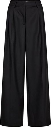 Co'Couture Femme, Pantalons, Noir, Taille: 42 FR Wide Pantalons