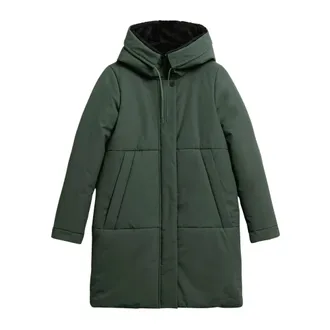 Elvine Femme, Manteaux, Vert, Taille: 42 FR Veste Élégante Vert Genévrier