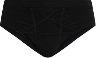 Rick Owens Homme, Maillots de bain, Noir, Taille: M Slip de bain