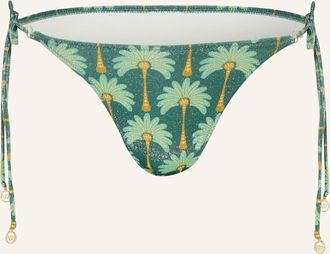 Watercult Watercult Triangel-Bikini-Hose Tropical Muse Mit Glitzergarn gruen