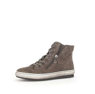 Gabor Femme Bottines, Dame Bottines &agrave; Lacets,Semelle int&eacute;rieure Amovible,Demi-Bottes,Botte &agrave; Lacets,Marron (Tartufo),37.5 EU / 4.5 UK