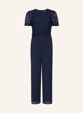s.Oliver S.Oliver Red Jumpsuit Mit Spitze Und Plissees blau