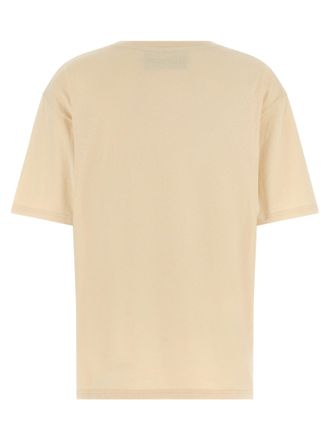 Valentino Garavani Womens Beige Cotton T-Shirt
