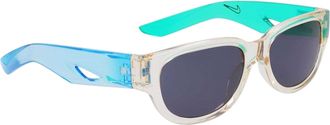 Nike II Rechteck-Sonnenbrille, Kunststoff (Kokosmilch/Marine)
