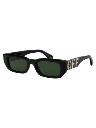 Off-white Unisex Sunglasses Fillmore 1055 Black-Green Acetate Black/green
