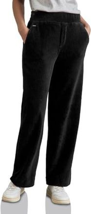 Street One A378285 Pantalon en Velours côtelé, Noir, 44W / 30L Femmes