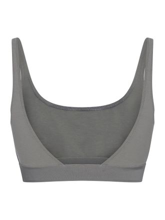 Tom Ford Womens Top Scoop Neck Grey Modal Tops
