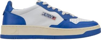 Autry Femme, Chaussures, Bleu, Taille: 36 EU Medalist Low Bicolor Baskets