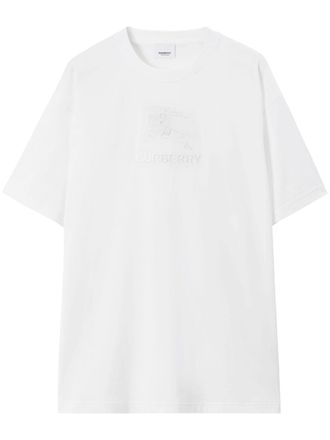 Burberry t-shirt EKD en coton - Blanc
