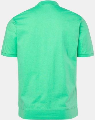 Men Plus Poloshirt Poloshirt Bauchfit Halbarm