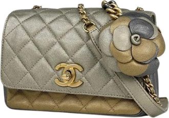 Chanel Sac bandouli&egrave;re Matelass&eacute; Pre-owned - Femme - Pre-owned - Jaune - Taille: ONE Size