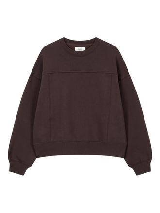 TOMBOY hoodie doubl&eacute; en polaire - Marron