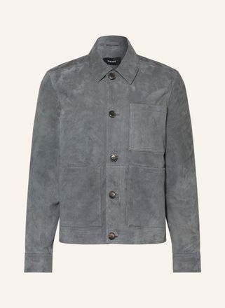 Reiss Reiss Lederjacke Wilstead blau