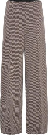 Ichi Ichi - Pantalon large - Femme - Pantalons - Brun - Taille: 44 FR