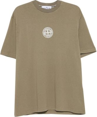 Stone Island Homme, Tops, Vert, Taille: 2XL T-shirt
