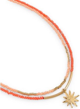 Au Printemps Paris Collier mini perles &agrave; soleil